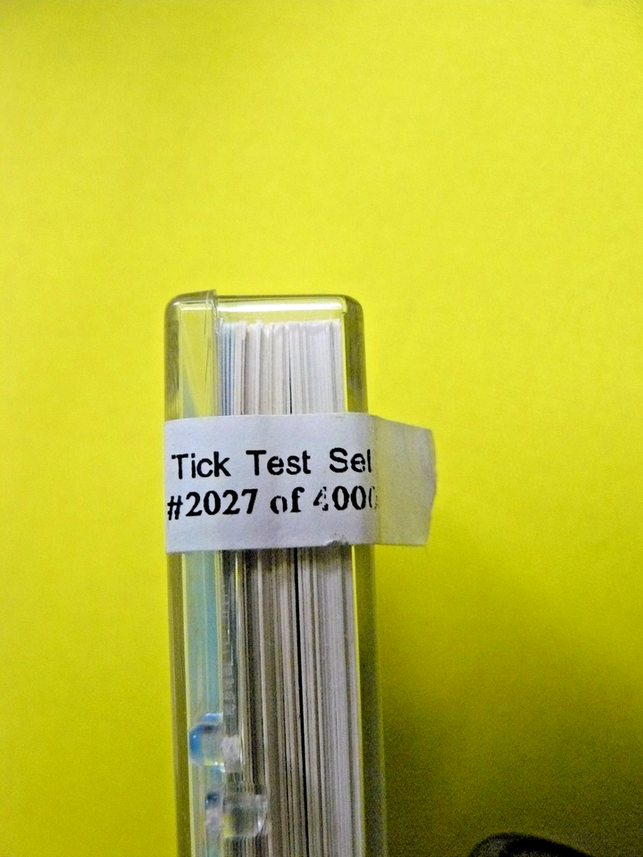 Tick Test Set - Signed by Ben Edlund - Full Set - NM- | eBay