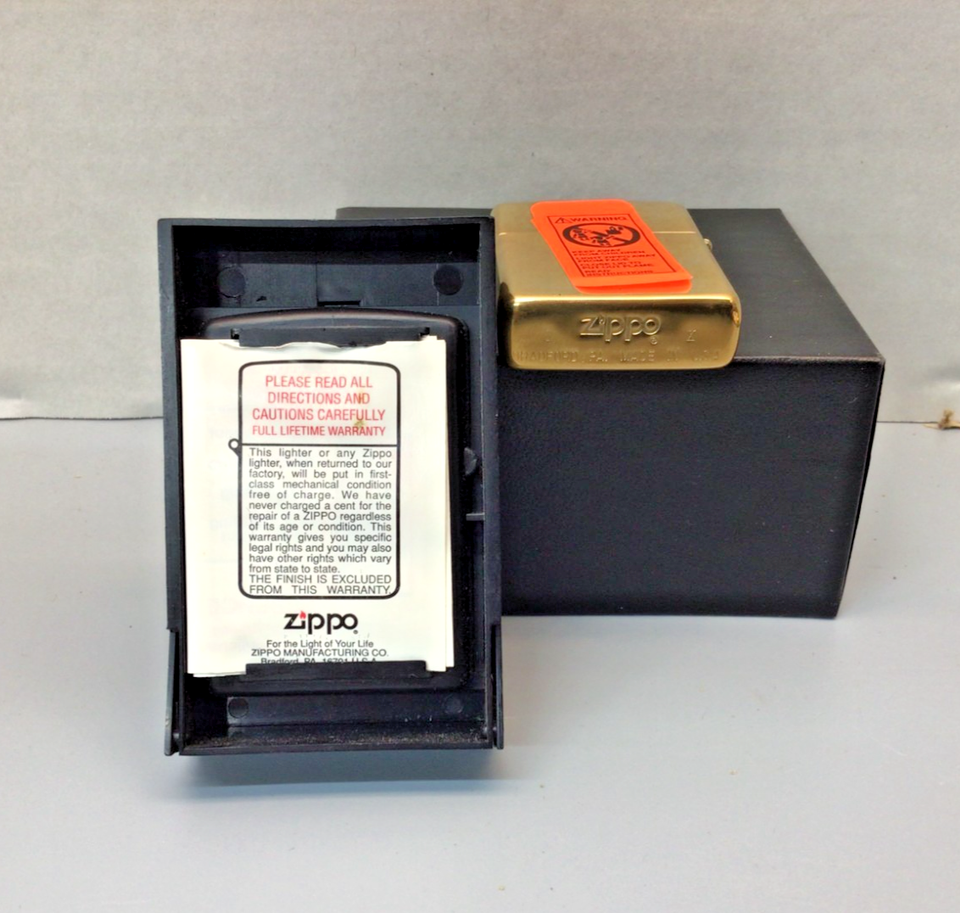 Never used Zippo Lighter Marion Power Shovel Engraved. Solid Brass. Feb ...