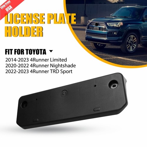 For 2014-2023 Toyota 4Runner Front License Plate Mount Bracket Holder ...