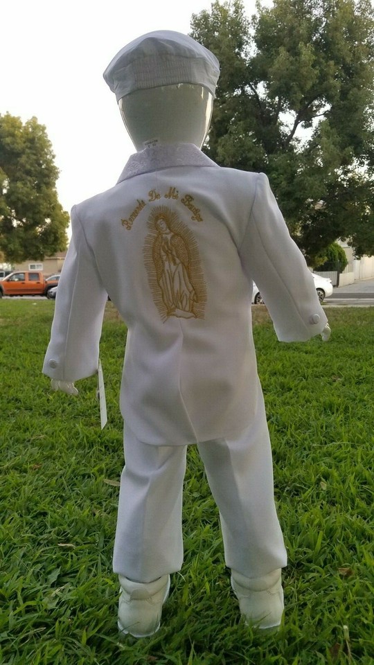 Traje para bautizo bordado. Suit Tuxedo EMBROIDERY, Baptism Christening ...