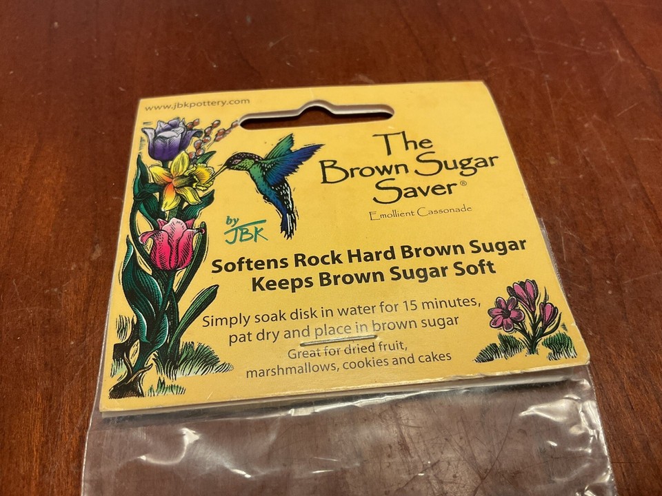 JBK Pottery The Brown Sugar Saver Ceramic Flower Keep Sugar Soft New | eBay