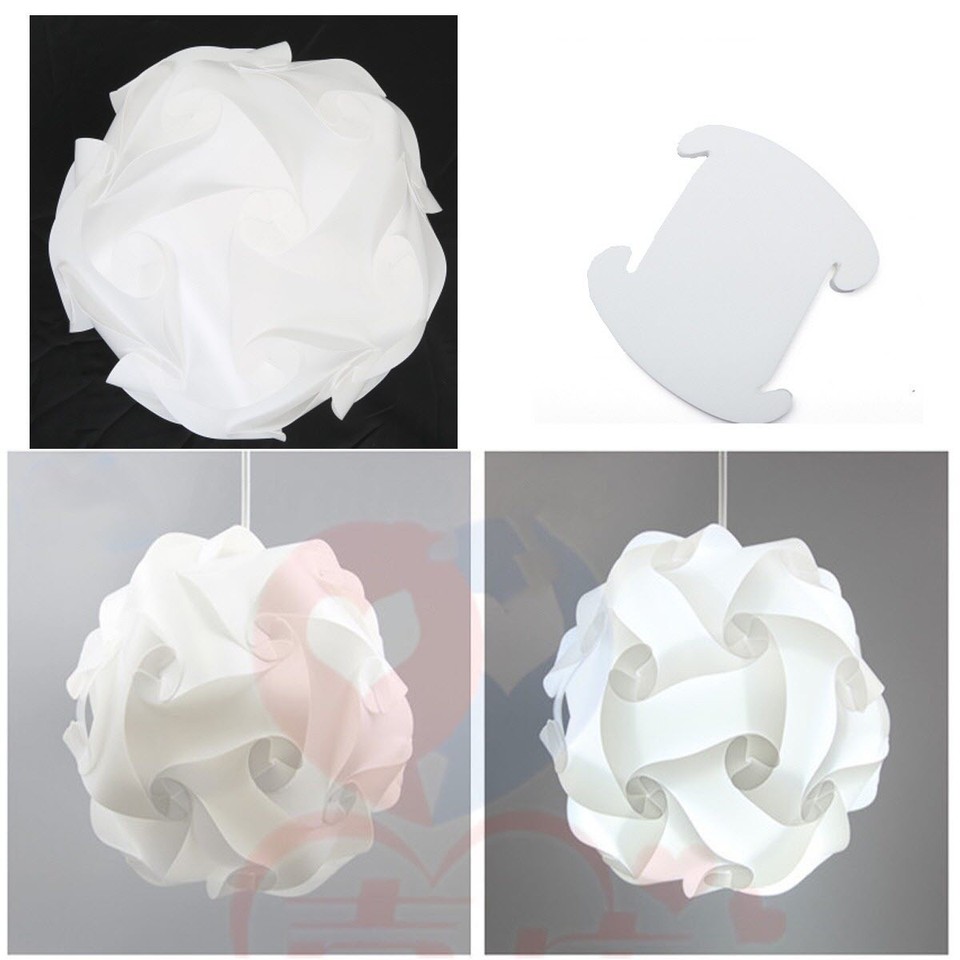 30PC Small 10"/25cm CREATIVE MODERN IQ Puzzle Jigsaw Light Lamp ...