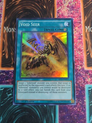 Yu-Gi-Oh! Void Seer SECE-EN057 1st Edition Super Rare NM | eBay