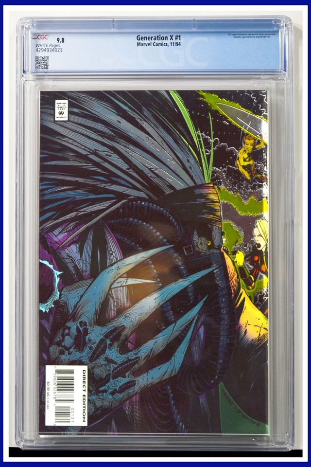 Generation X #1 CGC Graded 9.8 Marvel 1994 Chromium Wraparound Cover ...