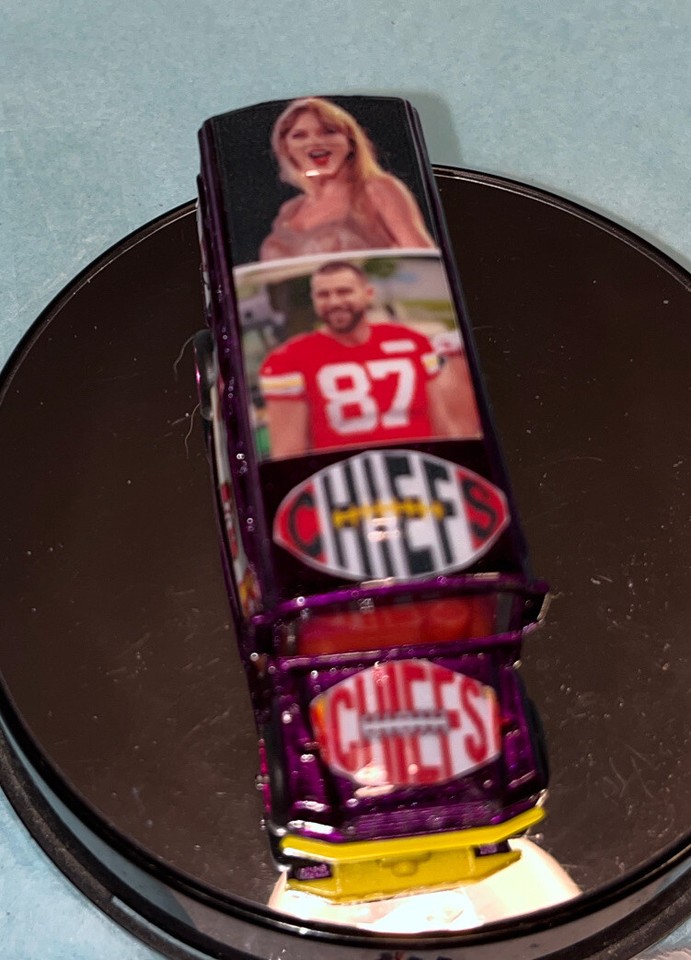 Hot Wheels School Bus Kansas City Chiefs Its A Custom Taylor Swift ...