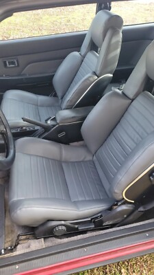 1981-1986 Toyota Supra MK2 Celica Full Gray Synthetic Leather Seat ...