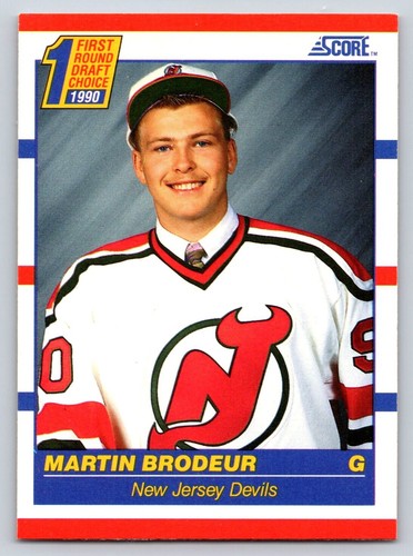 Martin Brodeur 1990-91 Score Rookie Card #439 NHL HOF New Jersey Devils ...