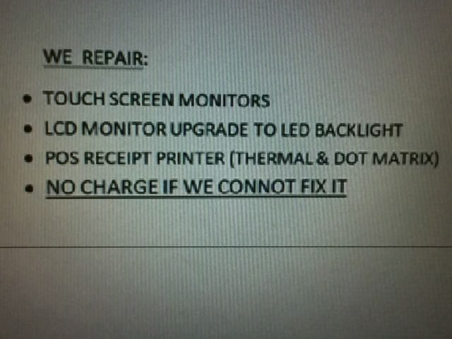 IGT LCD MONITOR & TOUCH SCREEN MONITOR REPAIR & UPGRADE TO LED ...