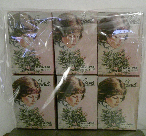 Gards Maxi Pad Feminine Napkin Retro Vending Hospital VTG 12 Boxes No4 ...