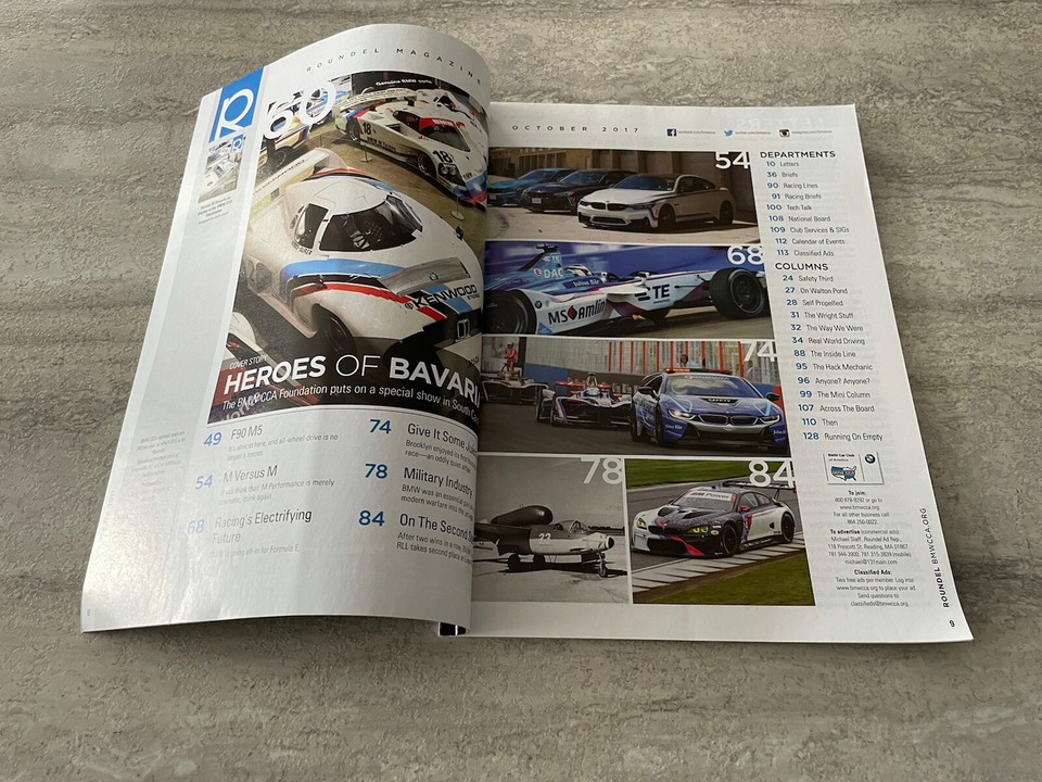 BMW Roundel Magazine ~ October 2017 ~ Heroes of Bavaria | eBay