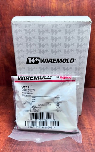 10 Pack, WIREMOLD LEGRAND V717 V700 RACEWAY INTERNAL ELBOW IVORY ...