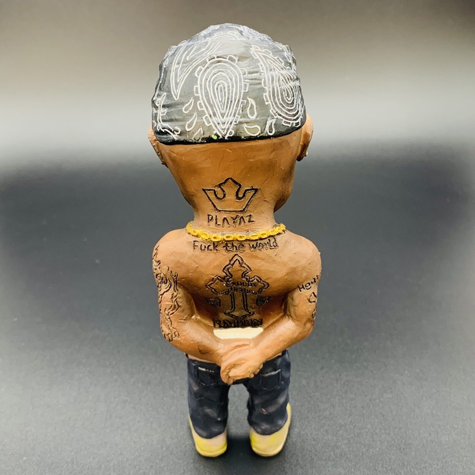 2Pac Tupac Amaru Shakur 5.5” Resin Statue Figure Sculpture Black Bandanna - Used | eBay