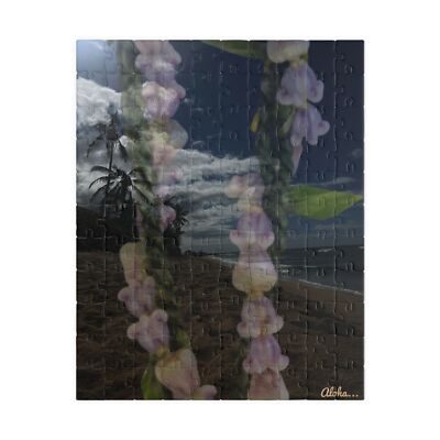 Puzzle, Aloha… Hawaiian Beach Puzzle,Jigsaw, Tropical Island Design ...
