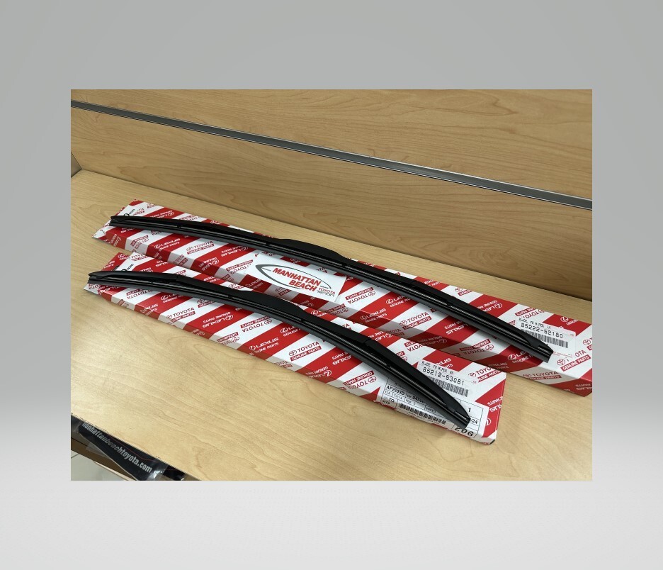 10-24 4RUNNER Front OEM Wiper Blades Genuine 1, 85212-53081 & 1, 85222 ...