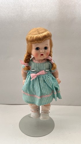 VINTAGE 1950'S Doll Hard Plastic 10" 1951-1957 BLOCK DOLLS Co Original ...