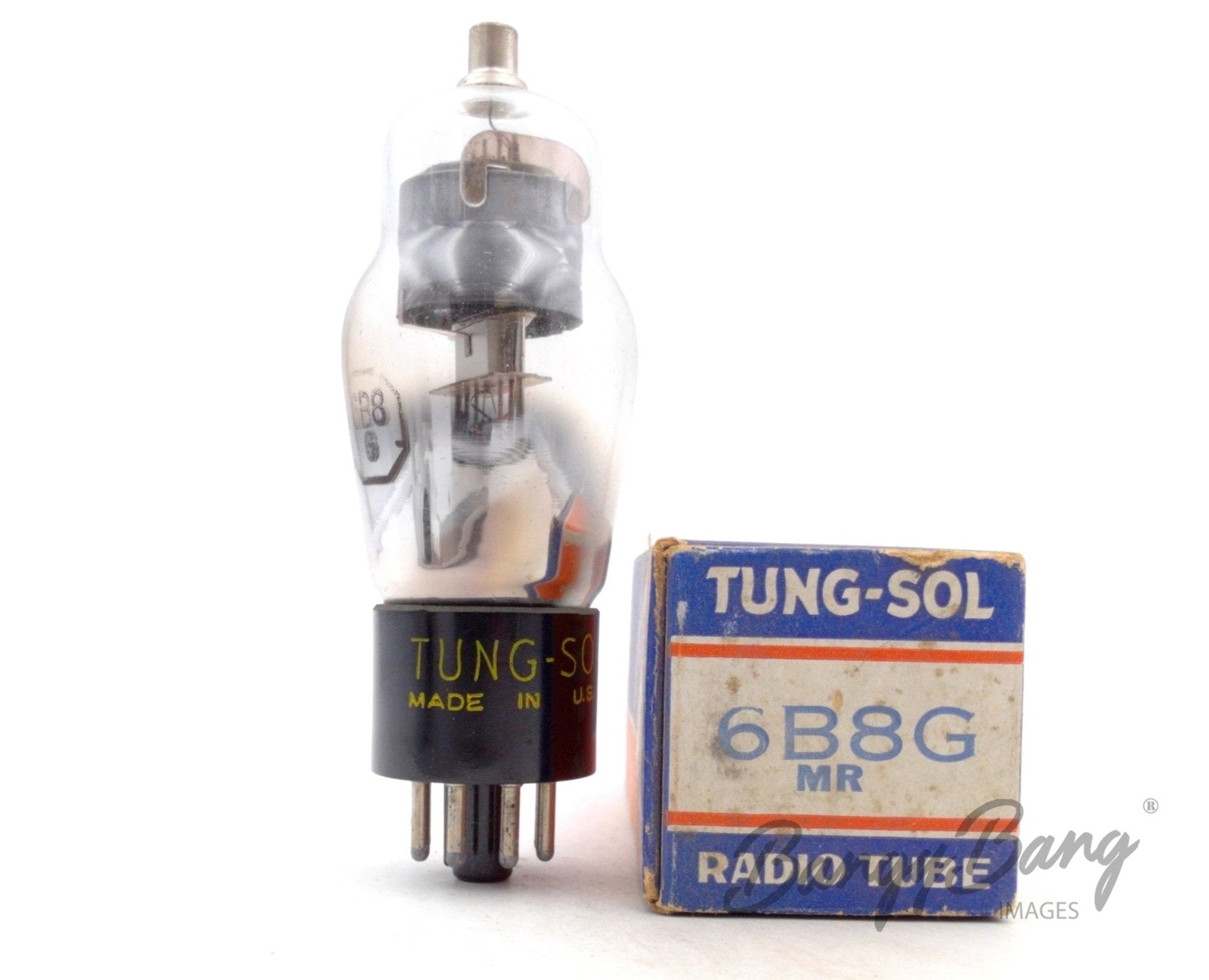 Vintage Tung-Sol 6B8/VT93 Twin Diode Superhet Pentode Audio Vacuum Tube ...