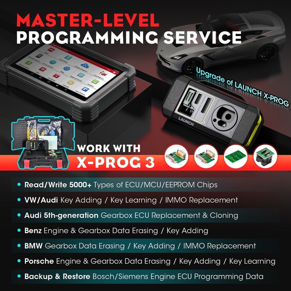 2025 LAUNCH X431 IMMO Elite Key Programming Tool ，Full System ...