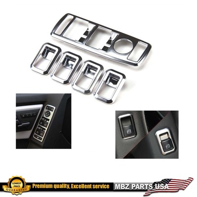 Chrome Door Panel Window Power Switch Cover Trim Molding Luxury Look ...