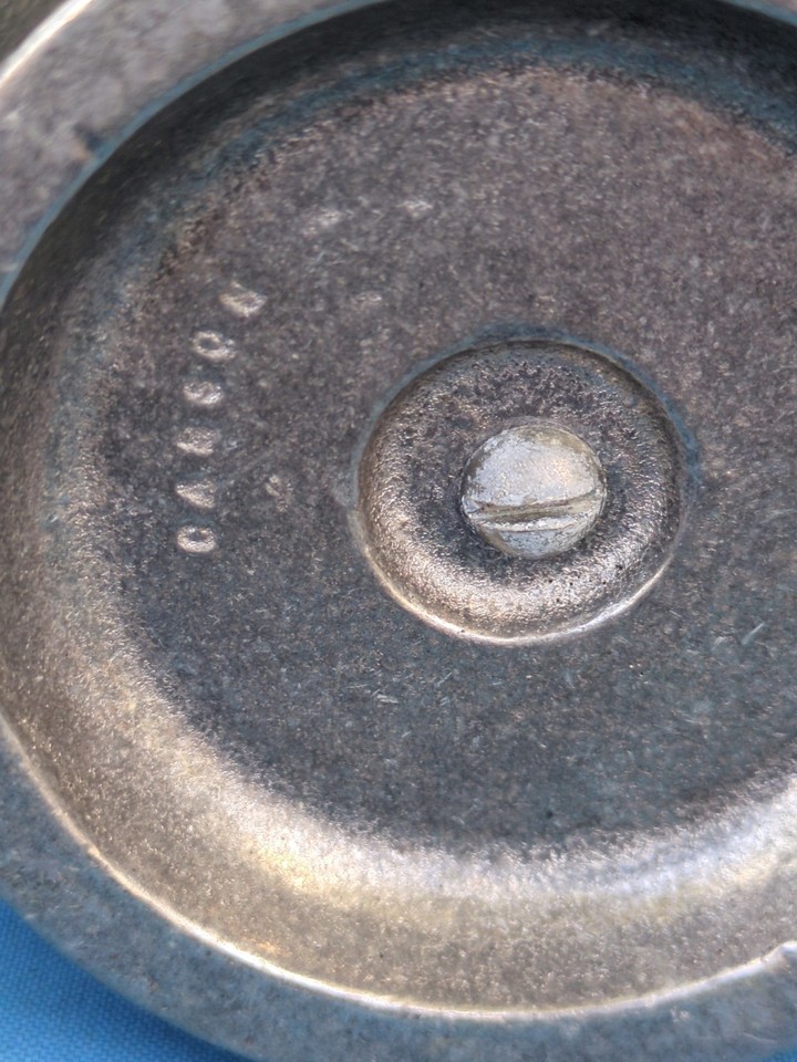 Vintage Carson Casting Company Pewter Candlestick Holder Taper 5.5 ...