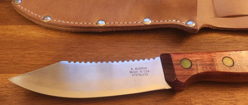 R. Murphy Knife 4" Stainless Steel Blade Rosewood Handle CRX-125 | eBay
