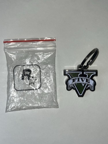 Grand Theft Auto GTA V 5 Logo Metal PROMO Original Rockstar Games ...