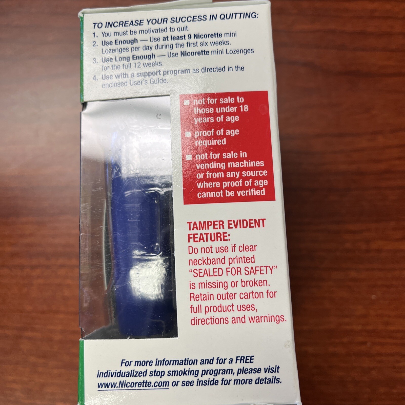 Nicorette Mini 81 Lozenges Mint 2mg for sale online | eBay