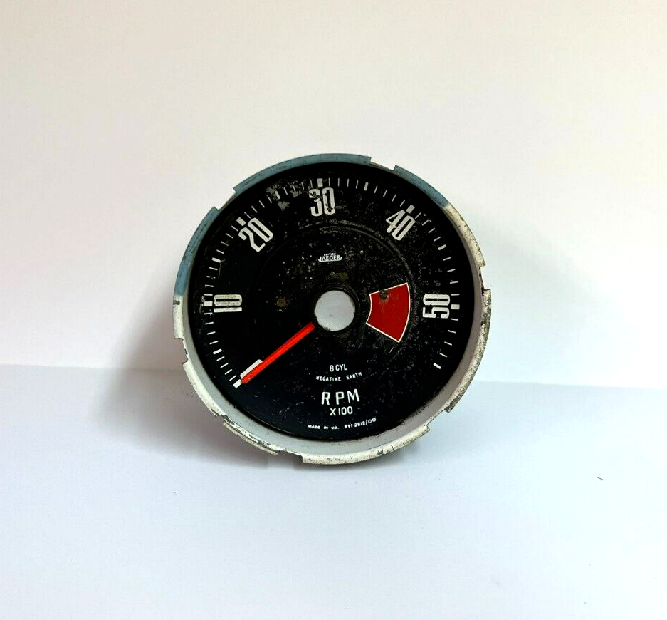 Sunbeam Tiger Original Jaeger Tachometer 8 Cyl Assy. Negative Earth # ...