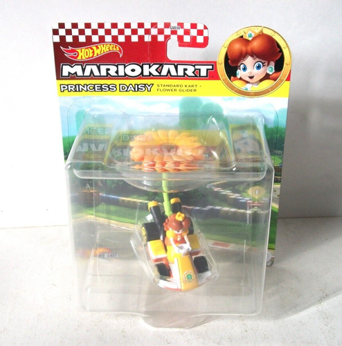 Hot Wheels Mario Kart Princess Daisy Glider New Flower Diecast Car ...