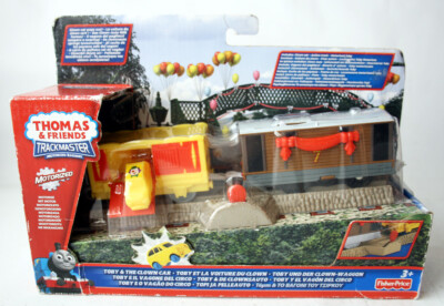2011 THOMAS & FRIENDS TRACKMASTER MOTORIZED TOBY & THE CLOWN CAR CIRCUS ...