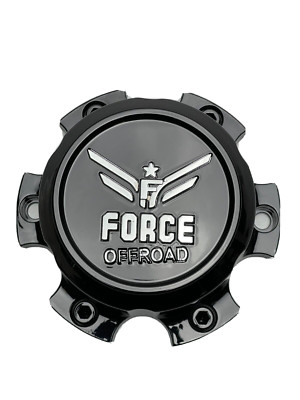 Force Off-Road Gloss Black Wheel Center Cap 026-6X135-X | eBay