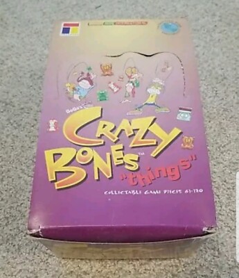 36 SEALED PACKS GoGo's CRAZY BONES "THINGS" w/ DISPLAY BOX ☆ RARE ...