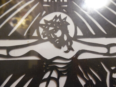 Jesus Crucifix Cut Out Paper Art Signed By Artist | eBay
