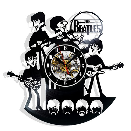 Beatles Vinyl Wall Clock Records Decor Gift Birthday Holiday Home Decor ...