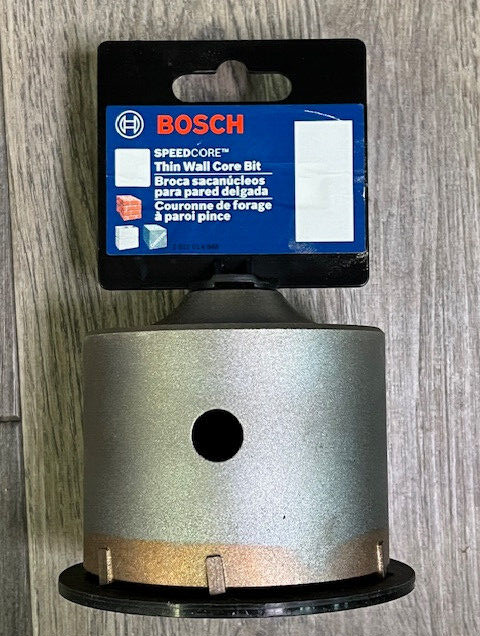 Bosch 3-1/8 in. SDS-Plus SPEEDCORE Thin-Wall Core Bit Masonry, Brick ...
