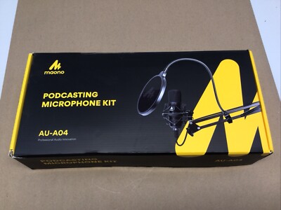 Maono AU-A04 Podcasting Microphone Kit Professional Audio Innovation ...