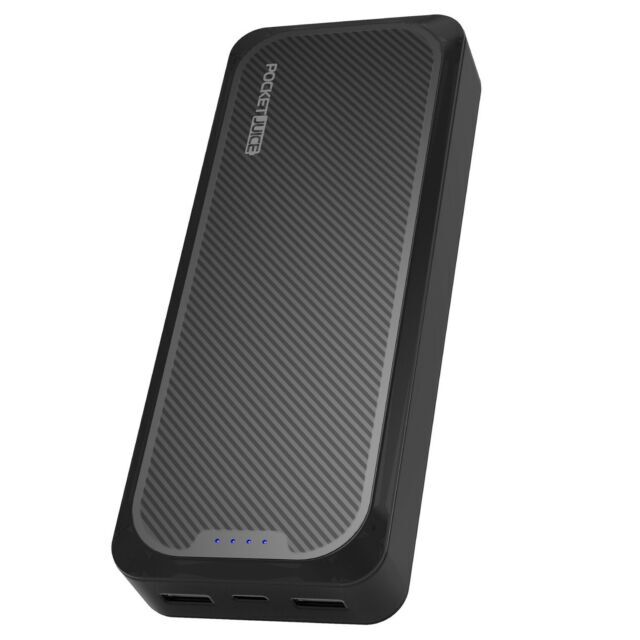 Pocket Juice Endurance Built-In AC-Wall Plug 20Ah Portable Charger ...
