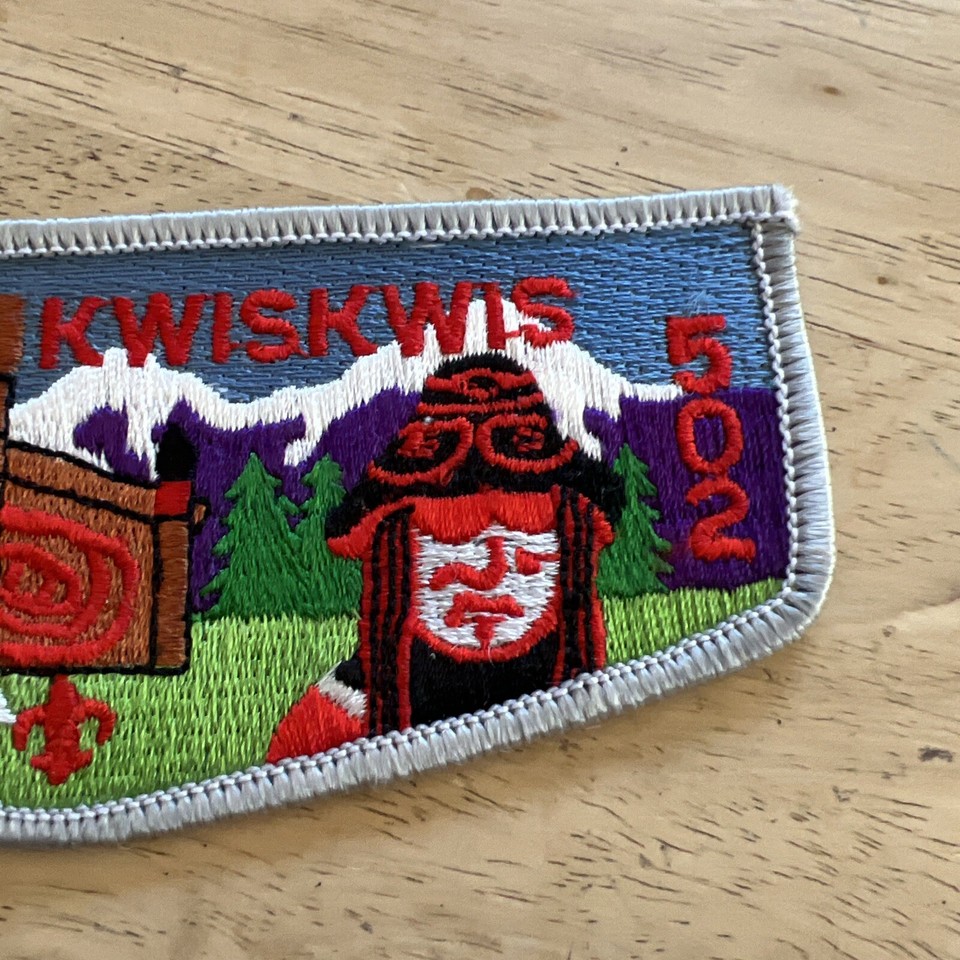 BSA Order of the Arrow OA Flap Lodge 502 T Kope Kwiskwis Patch | eBay