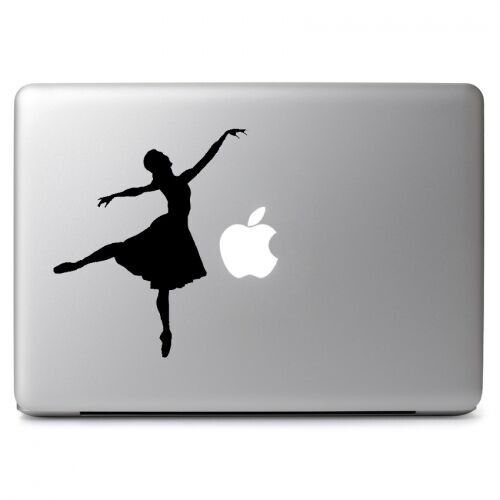 Dancer Ballerina Vinyl Sticker Decal for Macbook Laptop Car Window ...