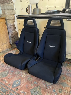 Recaro LXB Black Avus Bucket Seats | eBay UK