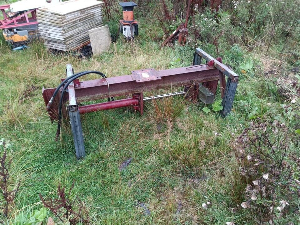 Mini Digger Log Splitter Mounted On Boom Homemade | eBay UK