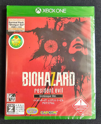 Resident Evil Biohazard 7 - Japanese Grotesque Version Xbox One - NTSC ...