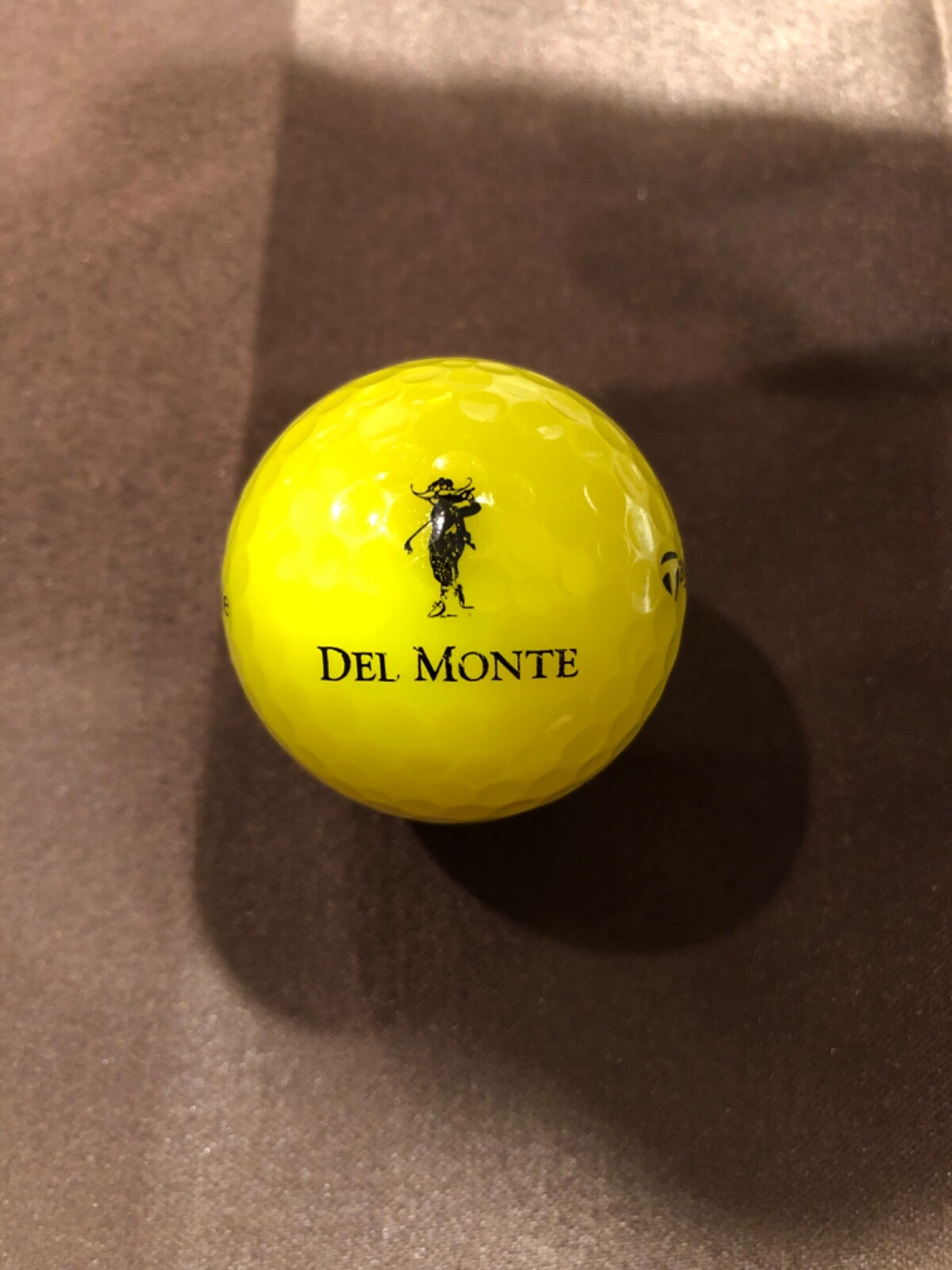 LOGO GOLF BALL-DEL MONTE GOLF CLUB...CALIFORNIA...YELLOW BALL | eBay