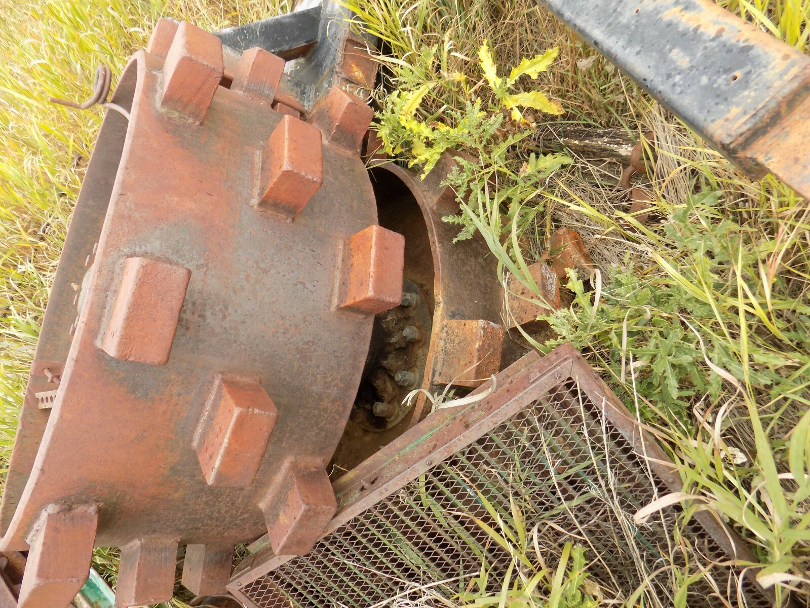 sheeps foot packer attachment for excavator. | eBay