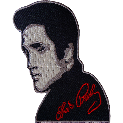 Elvis Presley Patch Iron Sew On Embroidered Jacket Jeans Music ...