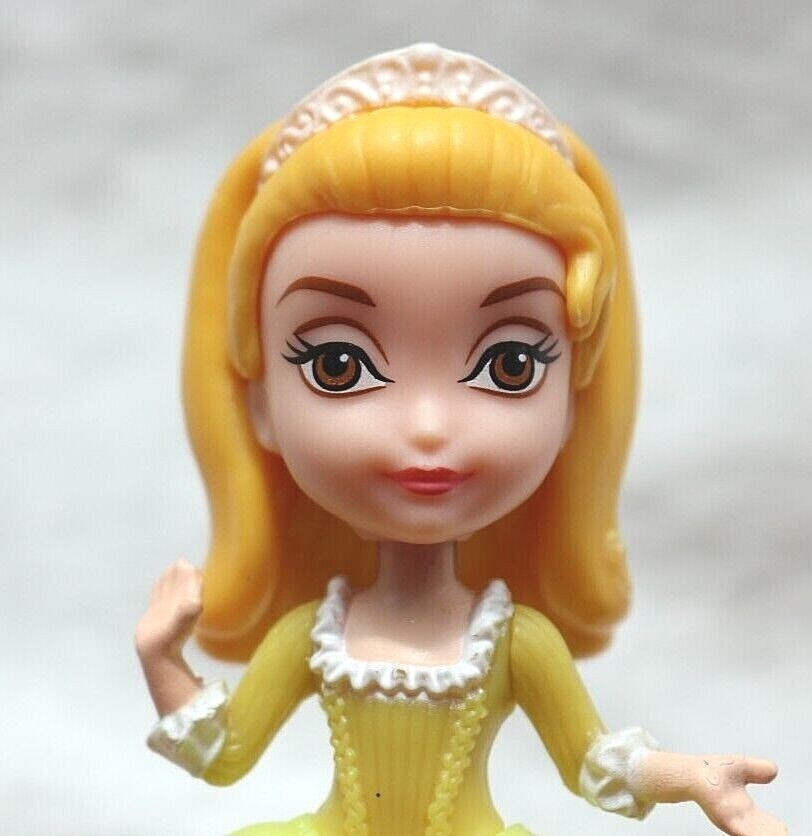 Mattel 2013 Disney Sofia the First Princess Yellow 3" Amber Doll Figure ...