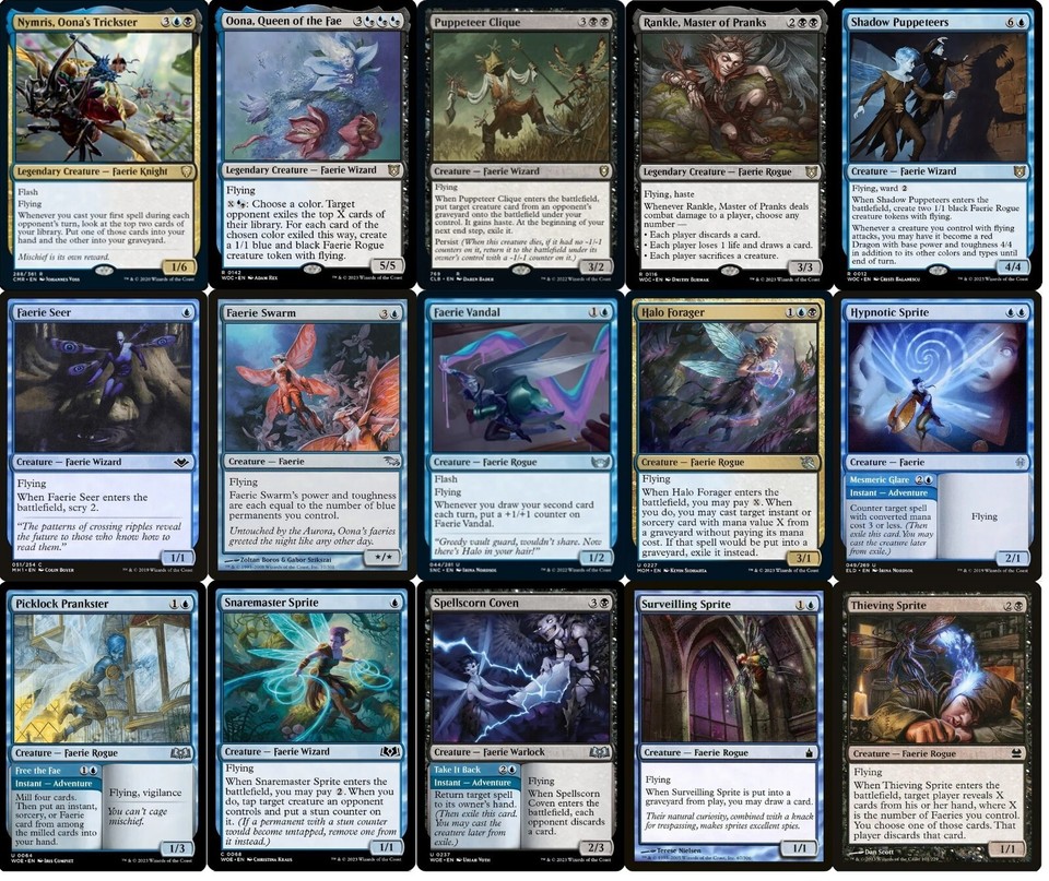 Commander Dimir Faerie Deck - Blue Black - cEDH EDH - Powerful - 100 ...