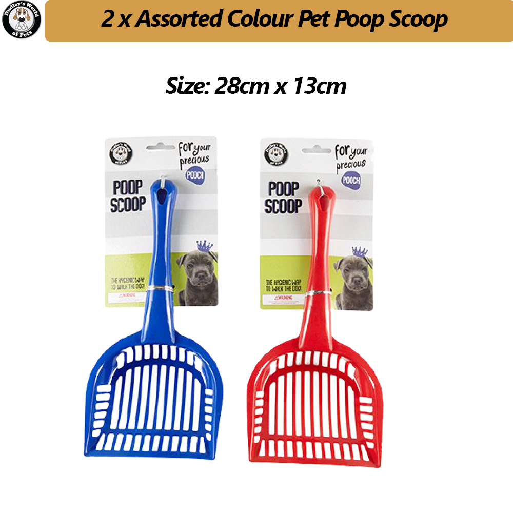 Pet Poop Scoop Dog Waste Removal Easy Pick Cleaning Poop Grabber Shovel ...