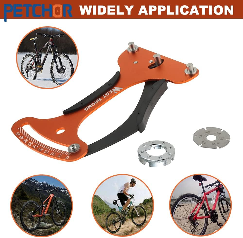 Spoke Tension Meter Tool Bike Indicator Meter Tensiometer, Wire Tension ...