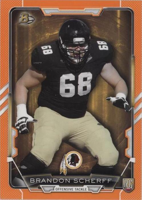 2015 Bowman - Rookies Brandon Scherff #18 Orange /299 (RC) for sale ...