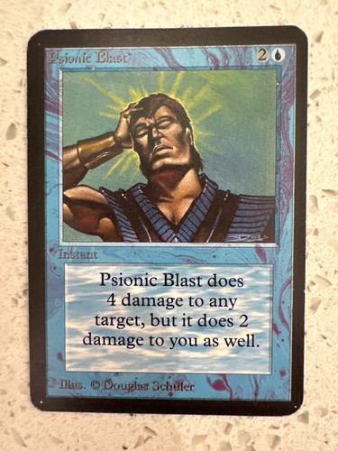 1x MTG Psionic Blast Alpha Edition Near Mint Magic the Gathering Old ...